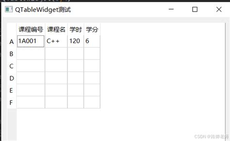入门 Pyqt6 看过来(案例)18~ 表格属性 Csdn博客 入门 Pyqt6 看过来(案例)18~ 表格属性 Csdn博客