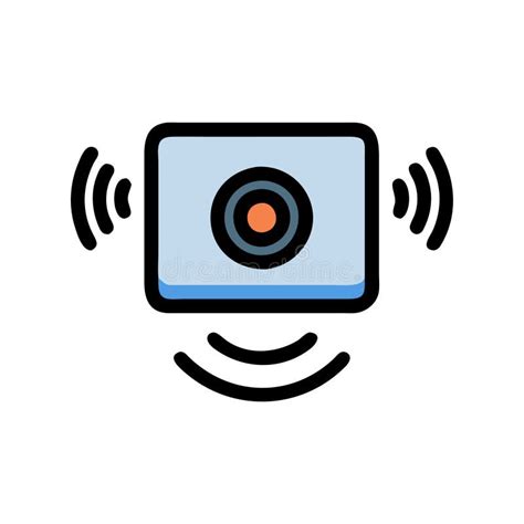 Creative Motion Sensor For Home Automation Stock Illustration Illustration Of Sensor Security