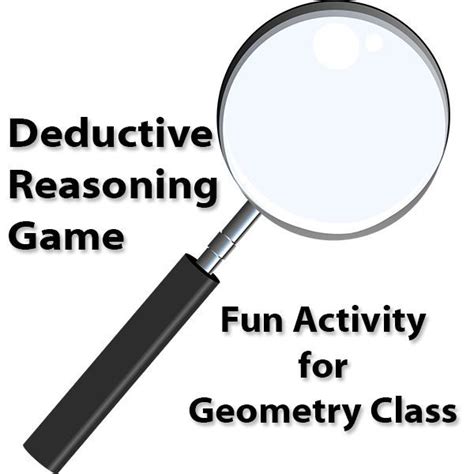 Geometry Practice Fun Activity With Deductive Reasoning