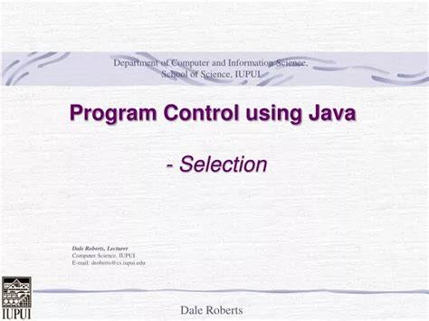 PPT Java Control Structures Guide Learn Selective Programming