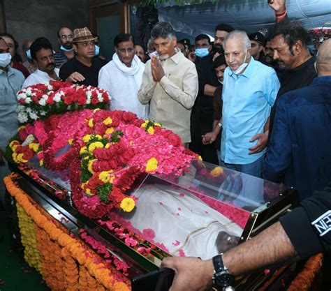 Pics Celebs Pay Condolences To Krisham Raju
