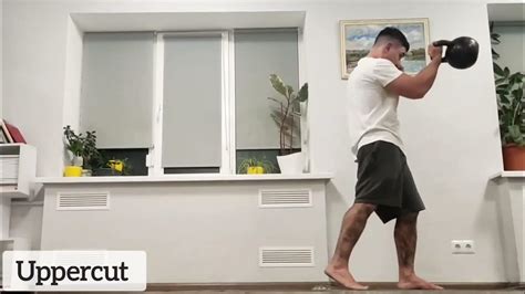 Крутая тренировка с гирей на силу и выносливость Упражнения на руки ноги плечи и корпус