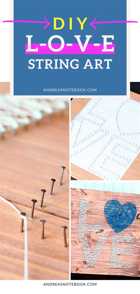 FREE Template For L O V E Love String Art Project For Valentine S Day