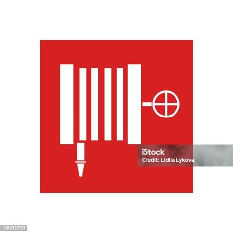 플랫 스타일로 격리 된 소방 호스 릴 소방관 아이콘의 소화 장비 보호 기호입니다 0명에 대한 스톡 벡터 아트 및 기타 이미지 0명 개념 관 튜브 Istock