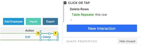 Axure Tutorial Making Backend Table Template Repeater Interaction T