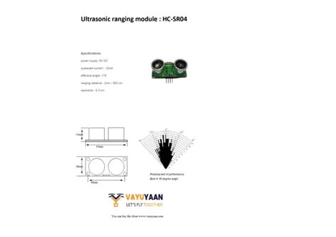 Ppt Ultrasonic Sensor Datasheet Powerpoint Presentation Free