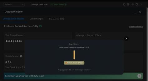 Lavanya V On Linkedin Geekstreak2024 Geekstreak2024 Problemsolving