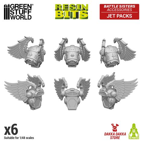 Dakkadakka Battle Sisters Of Repentance Jet Packs 148 Gsw