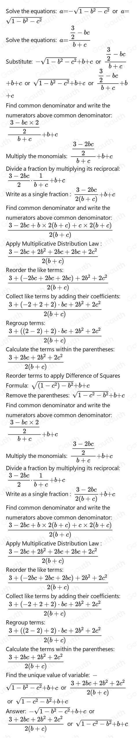 Solved Si A2b2c21 Y Abbcac32 Calcule Abc Math