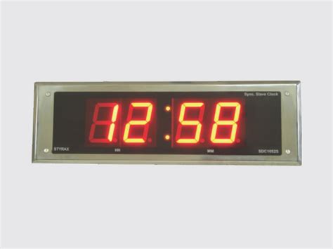 Gps Synchronized Clock Clean Room Digital Clocks Poe Based Clock