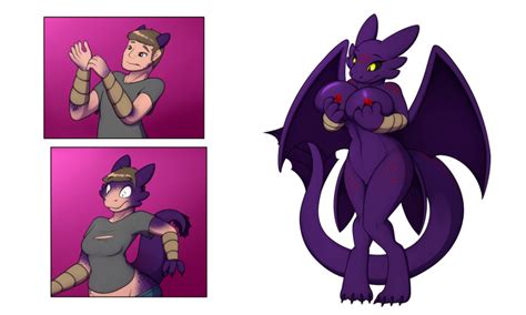Rule 34 Anthro Ass Expansion Big Breasts Bracelet Breast Expansion Breasts Brown Eyes Colored