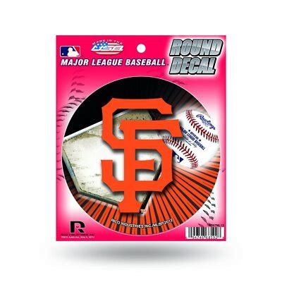 Mlb San Francisco Giants Round Decal Ebay