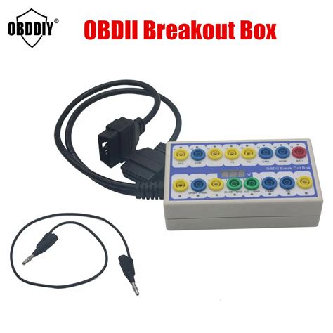 Breakout Box OBDII Breakout Box OBD OBD2 Break Out Box Car Protocol Detector Auto Can Test Box