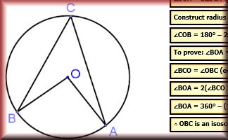 Proof Of Circle Theorems