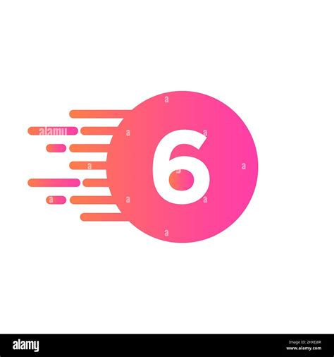 Abstract Dots Letter 6 Logo Icon 6 Letter Design Vector With Dots