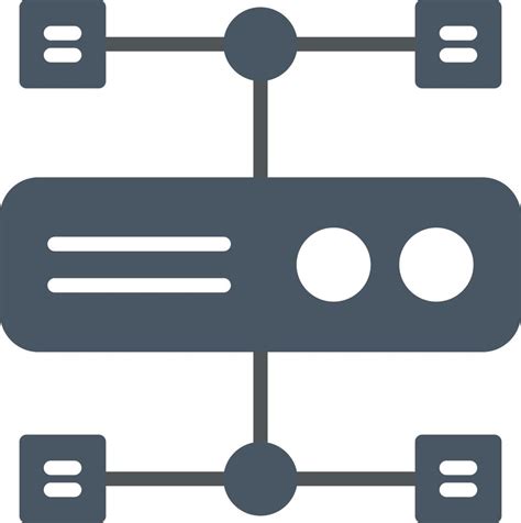 Cluster Computing Flat Icon 13950388 Vector Art At Vecteezy