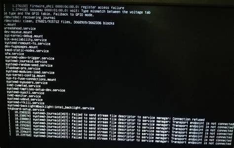 Boot Hang Systemd Journald Failed To Send Stream File Descriptor To