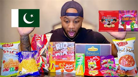 First Time Trying Popular Pakistani Snacks Pakistani Snack Taste Test Youtube