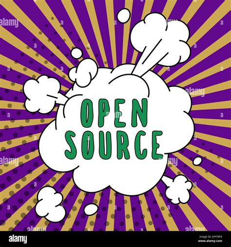 Handwriting Text Open Source Business Idea Denoting Software Which Original Source Code Freely