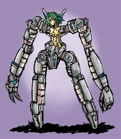 Spindly Robot With Android Torso By Endless Warr On Deviantart