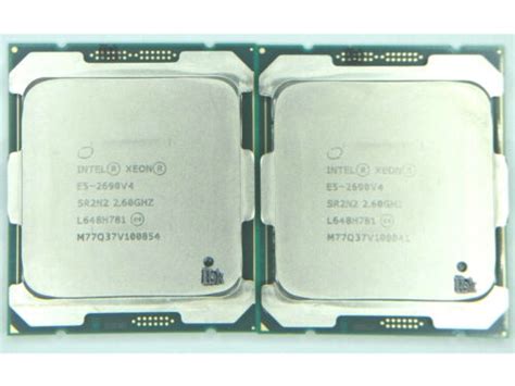 Matched Pair Intel Xeon E V E V E V E V Lga Cpu Ebay