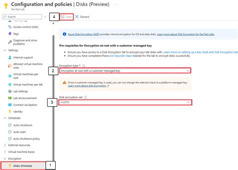 Customer Managed 키를 사용하여 디스크 암호화 Azure Devtest Labs Microsoft Learn