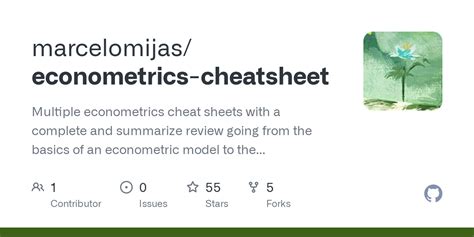 Econometrics Cheatsheet Time Series Cheatsheet Es Pdf At Main