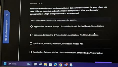 Question 1 Of 10 Question For End To End StudyX
