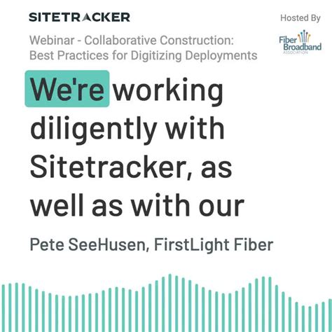 Sitetracker On Linkedin Digitization Fiber