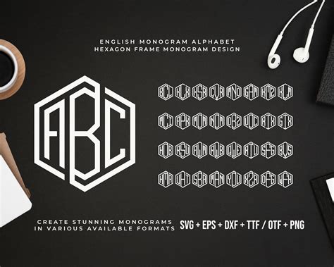 Monogram Font Calligraphy Font Cursive Font Wedding Font Svg Heart Monogram Font Circle