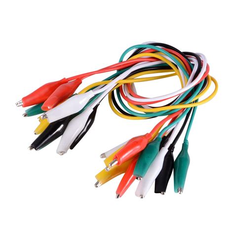 10pcs Clips Electrical Diy Test Leads Alligator Do Vicedeal