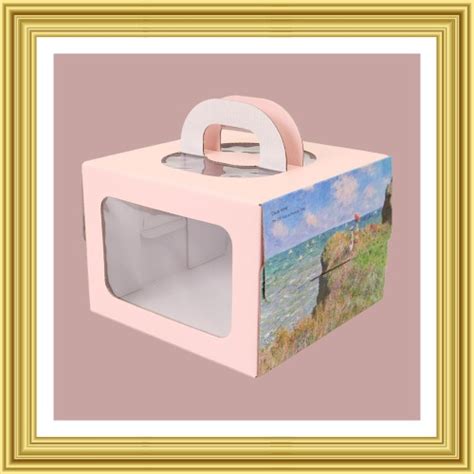 아임팩킹 사각 창문 케이크 박스 1호클로드 모네150mmh 위시버킷