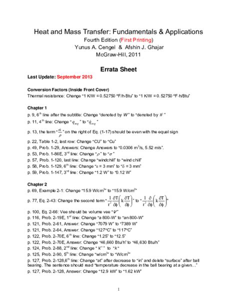 Pdf Errata Sheet