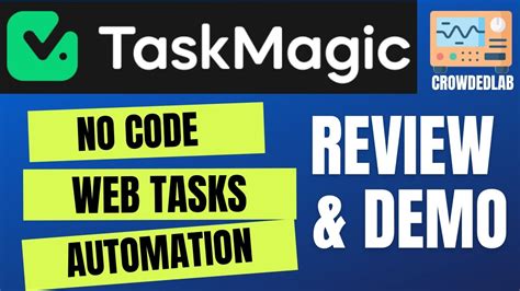 Taskmagic Review Clone Yourself On The Web With Automation Tool Youtube