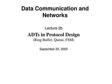 Ppt Data Communication And Networks Powerpoint Presentation Free Download Id 3626253