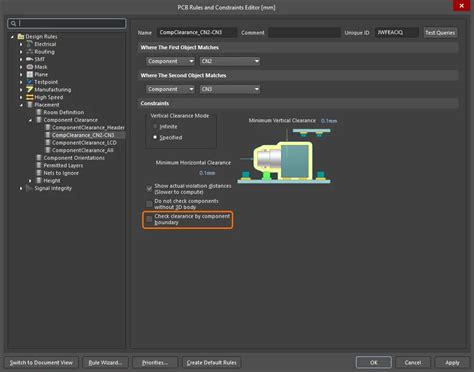 Placement Rule Types Altium Designer 25 Technical Documentation