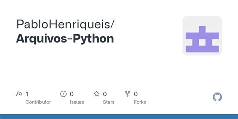 Github Pablohenriqueisarquivos Python