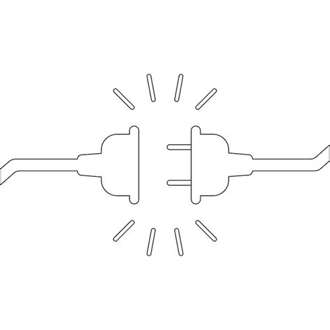 Premium Vector Socket Plug Isolated Icon Connection Plug Socket Concept Electric Or Energy