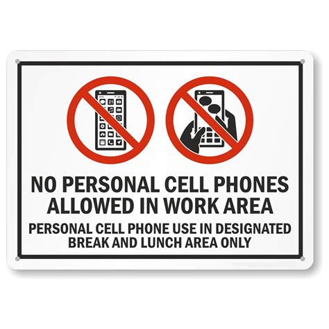 Printable No Cell Phone Sign Printablelib