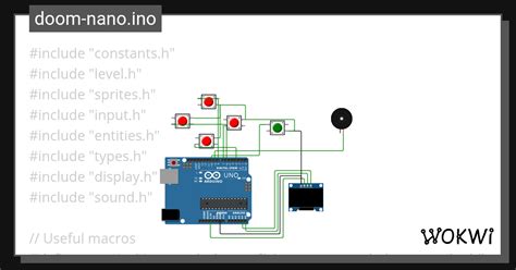 Doom Nano Ino Wokwi Arduino And Esp Simulator