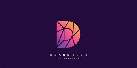 D Tech Logo Vector Art Icons And Graphics For Free Download