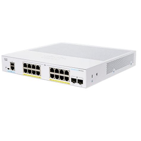 Cisco Cbs350 16p 2g Eu Managed Switch L2 L3 Gigabit Ethernet 10 100 1000 Silver