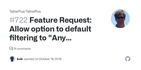 Feature Request Allow Option To Default Filtering To Any Column