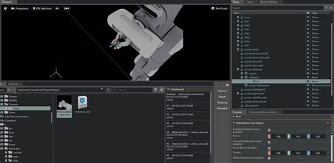 Articulation Force Torque Sensor Reading Is Zero Isaac Sim Nvidia