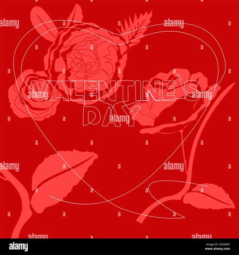 One Continuous Line Of Speech Bubble With Valentines Day Text Thin Line Illustration Vector