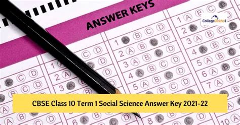 CBSE Class Social Science Answer Key Set With Question Paper PDF