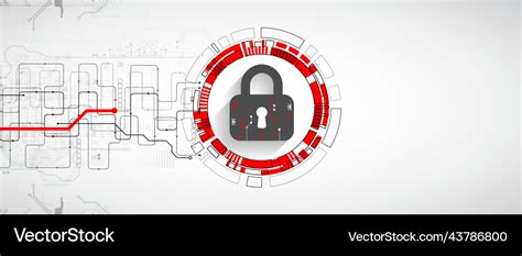 Personal Data Security Cyber Or Information Vector Image