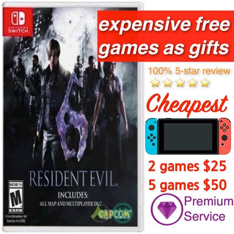 Resident Evil 6 Switch Video Gaming Video Games Nintendo On Carousell