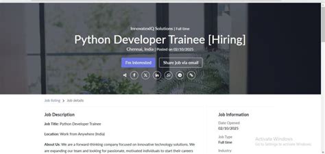 Careers Hiring Dataanalytics Intern Fresherjobs Internship Besant Technologies Velachery