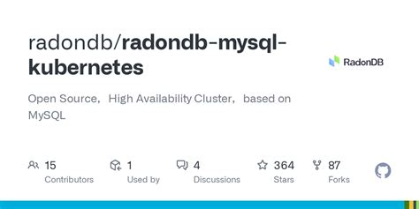 Radondb Mysql Kubernetesmanagemysqlusermd At Main · Radondbradondb